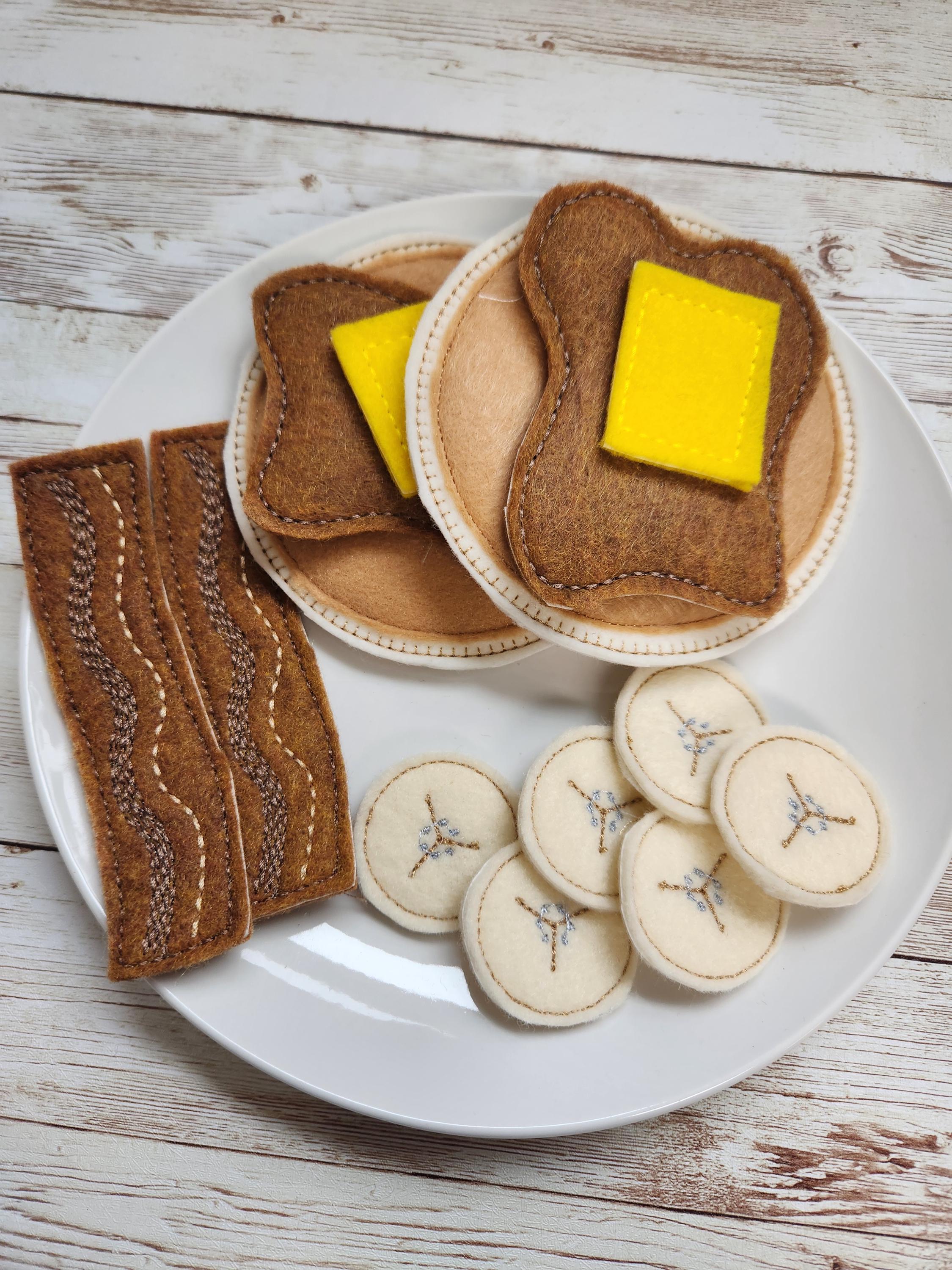 Pancakes Breakfast, Pancake Felt Food, Pretend Pancakes, Pretend Play ...