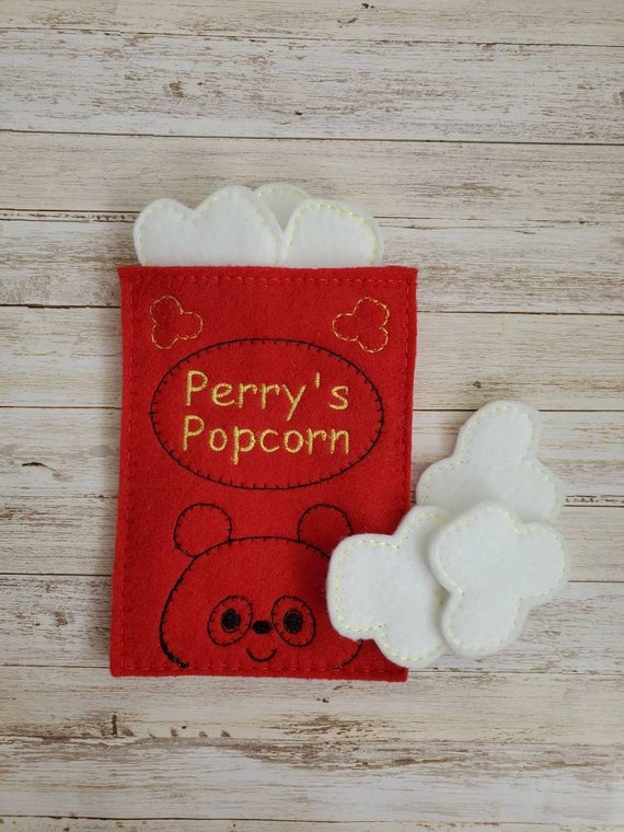 Play Food Play Kitchen Felt Popcorn Pretend Play Food Set - Etsy