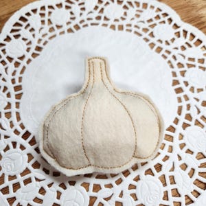 Felt Pretend Garlic, Felt Garlic, Fake Garlic, Pretend Garlic, Pretend ...