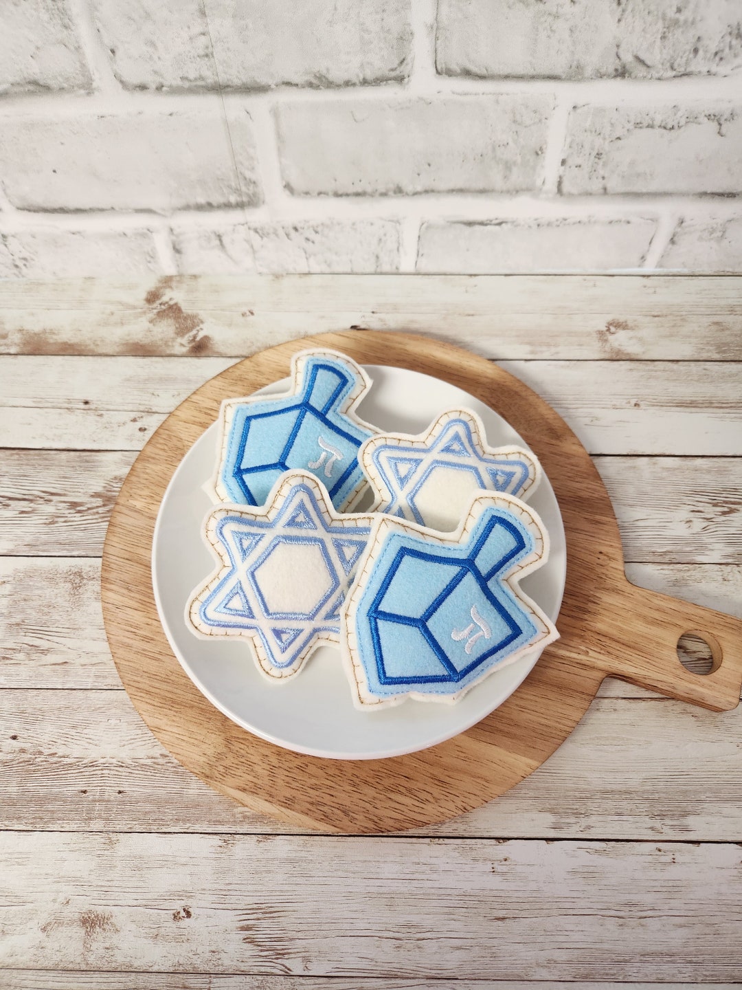 Hanukkah Cookies, Felt Star of David Cookies, Felt Dreidel Cookie ...