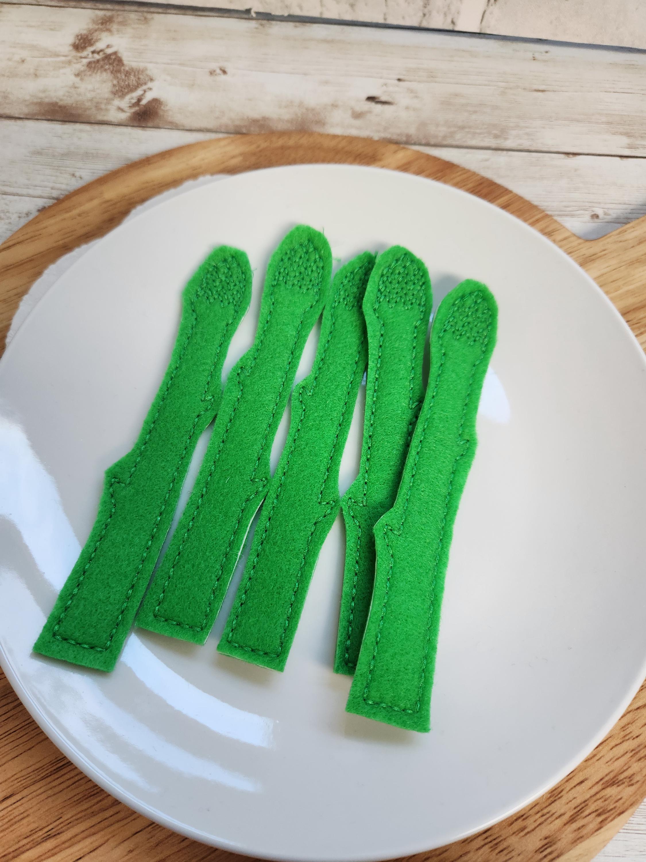Felt Food Set, Salmon Dinner, Asparagus, Pretend Play Toy - Etsy