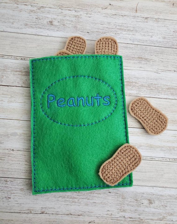 Peanut Felt Food Pretend Peanuts Toy Peanuts Play Kitchen | Etsy