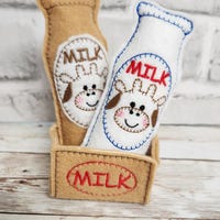 Pretend Food Milk Bottle, Pretend Food for Play Kitchen Grocery Stores ...