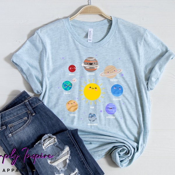 Solar System Shirt - Etsy