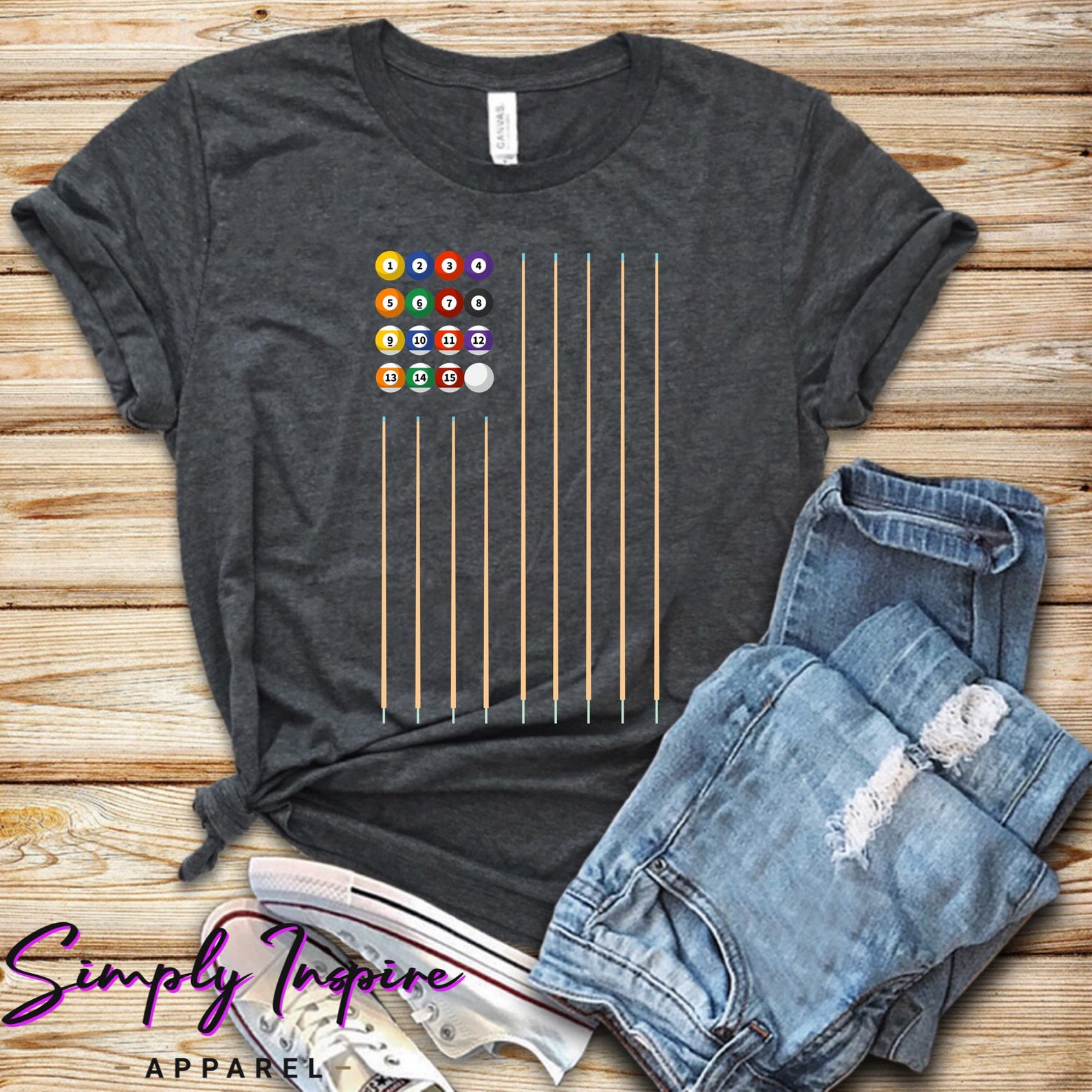 Billiards Shirt - Pool Hall Shirt - Billiard Lover Shirt - Pool Player ...