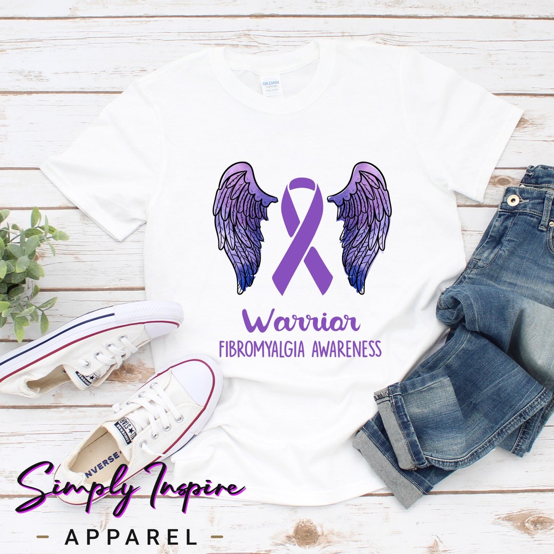 Fibromyalgia Awareness Shirt • Purple Teal Warrior T-shirt ...