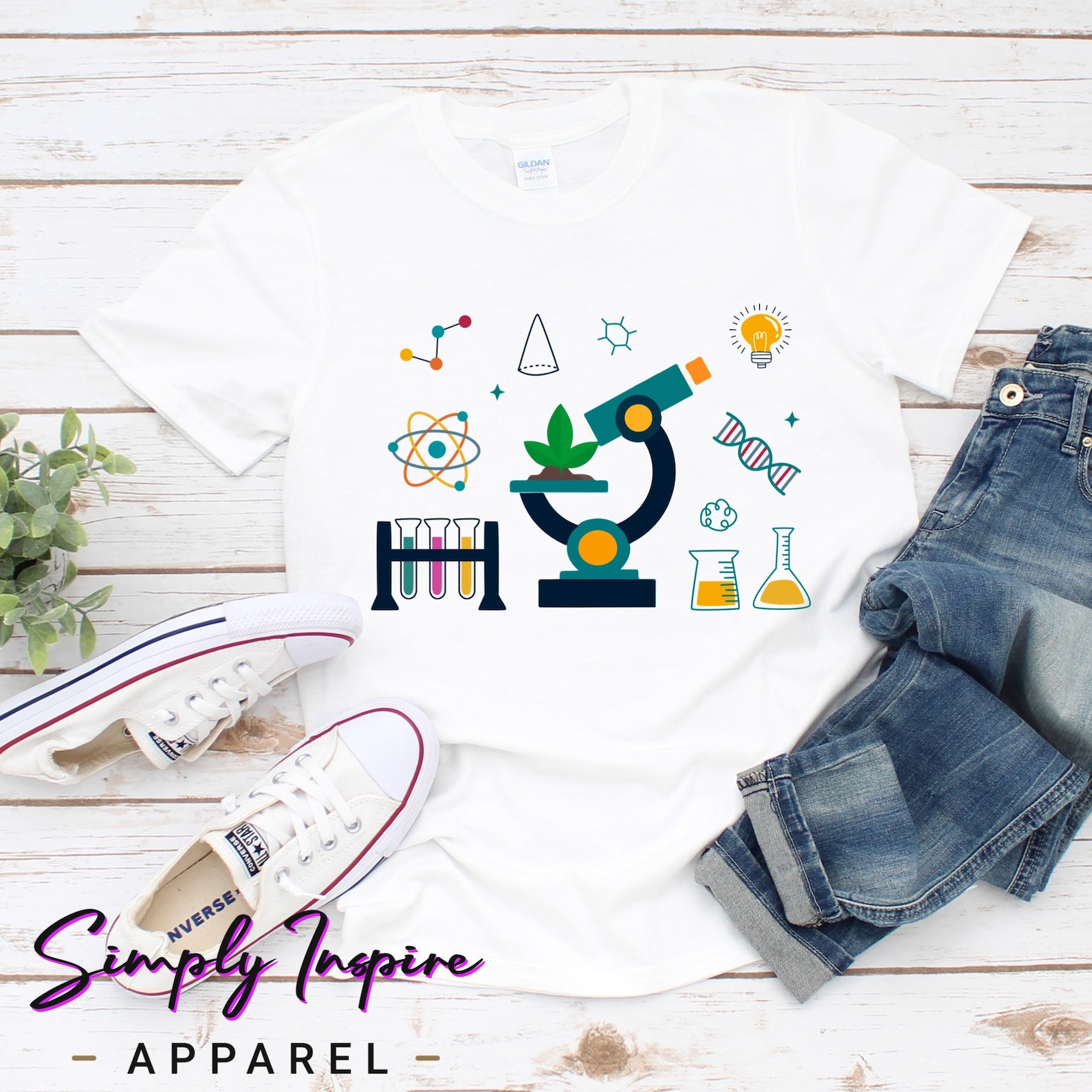 Compound Microscope Shirt Science Teacher Shirt Science | Etsy