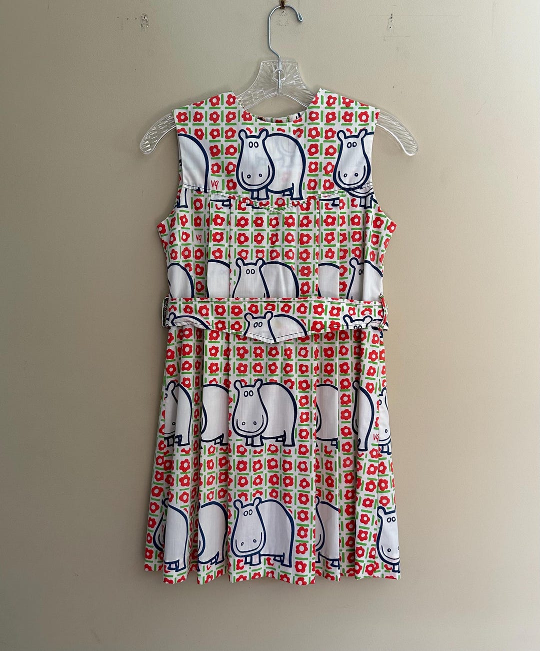 Price Reduced** 1970s Vested Gentress Girls Hippo Dress - Etsy