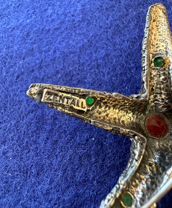 1960s Zentall Starfish Brooch - Gem