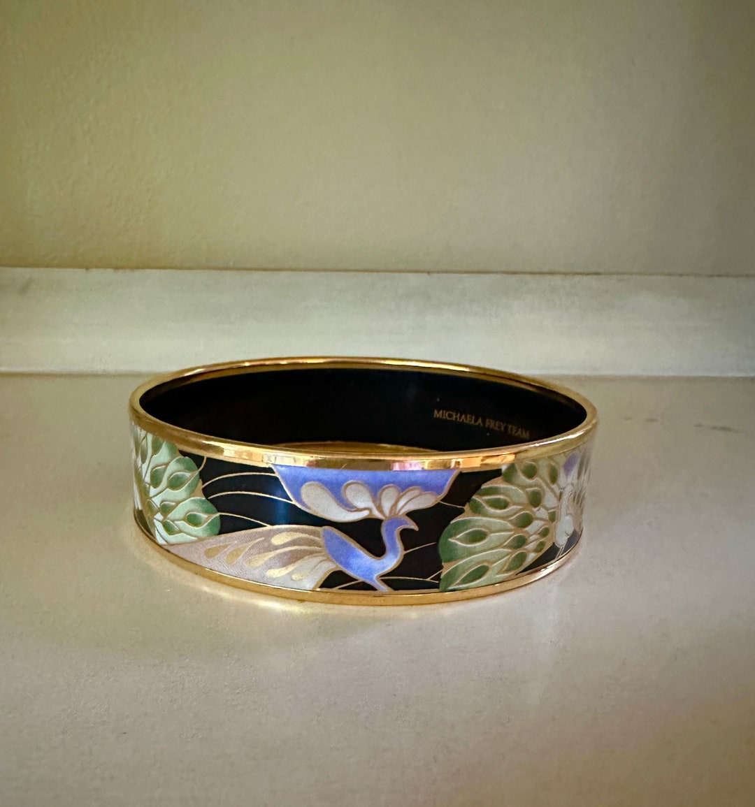 Vintage Michaela Frey Enameled Bracelet - Etsy