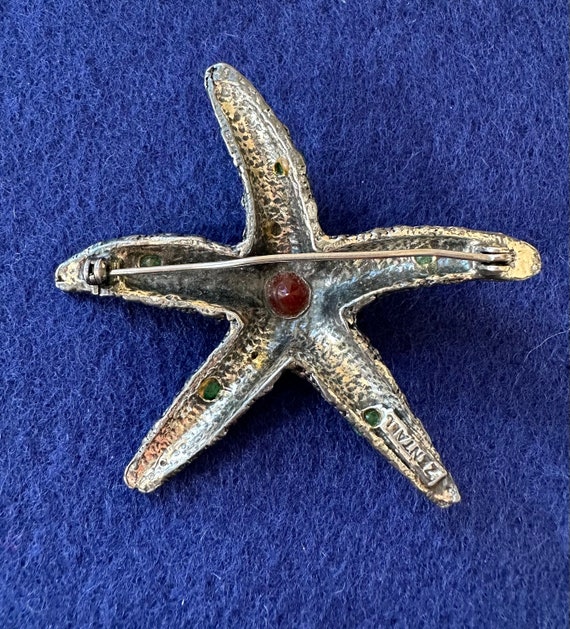 1960s Zentall Starfish Brooch - Gem