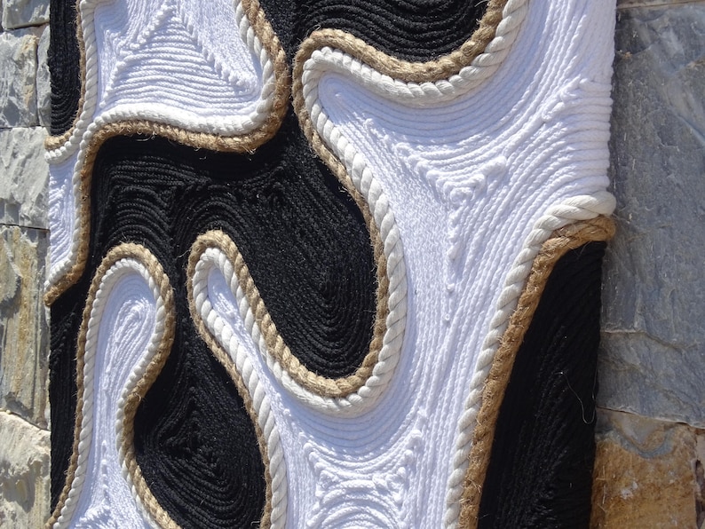 Handmade Fiber Art Wall Hanging, Contemporary Art for Modern Home Made ...