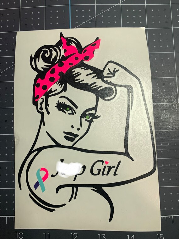 Rosie the Riveter Decal - Etsy