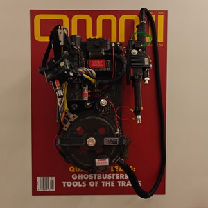 Ghostbusters 1984 Proton Pack Wall Display OMNI Magazine Cover ...