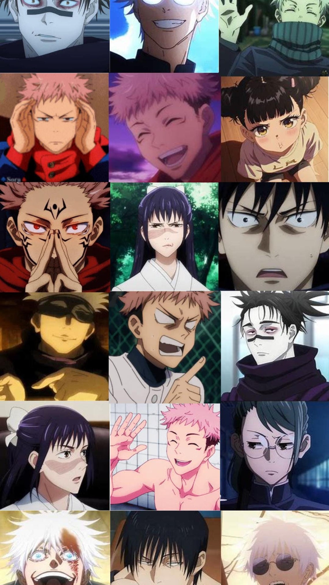 40 Jujutsu Kaisen Twitch Ready Emotes | Anime | Gojo | Sukuna | Manga ...