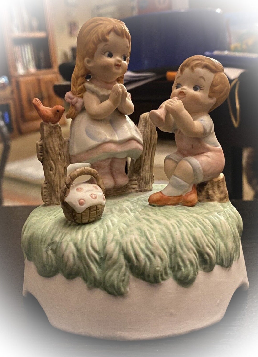 A Vintage Lefton China Music Box 1982 - Etsy