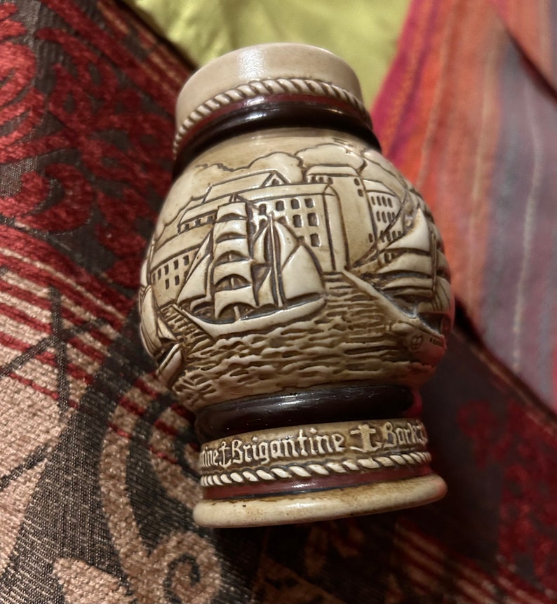 Vintage Avon Hand Crafted Colonial Ship Small Stein, 1982, January ...