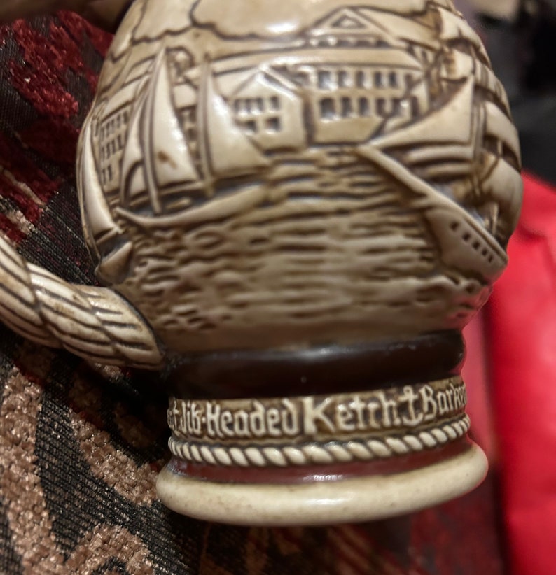 Vintage Avon Hand Crafted Colonial Ship Small Stein, 1982, January ...