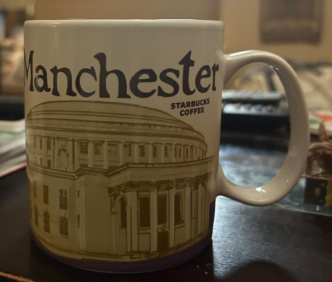 Starbucks Manchester's Iconic Central Library Ceramic Mug 16oz. 2015 - Etsy