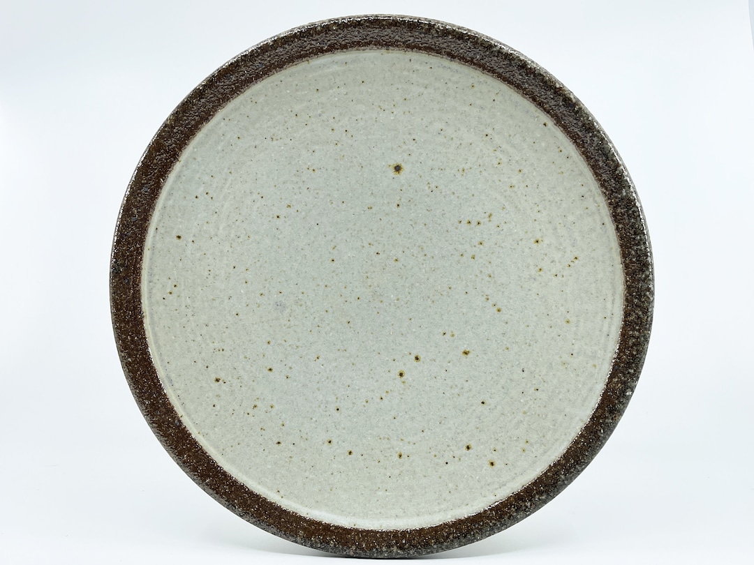 Soda Fired Stoneware Dinner Plate - Etsy