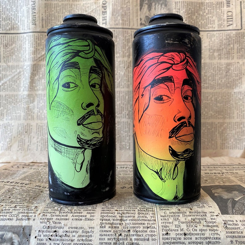 2pac Spray Cans Art Hip Hop Street Art Graffiti - Etsy