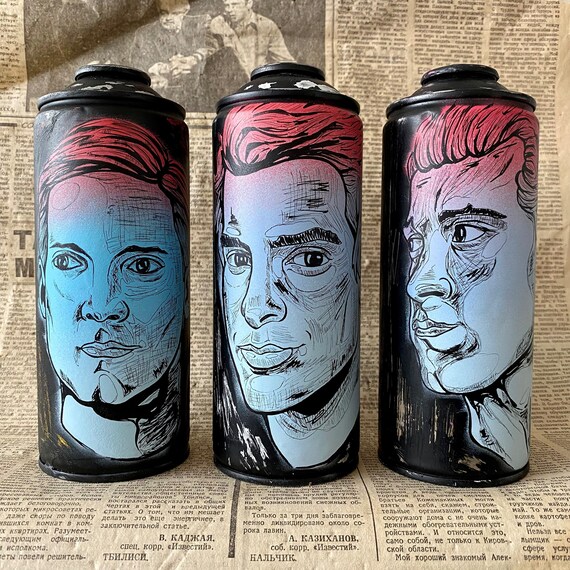 Spider Man Peter Parker Spray Cans Art Pop Culture | Etsy