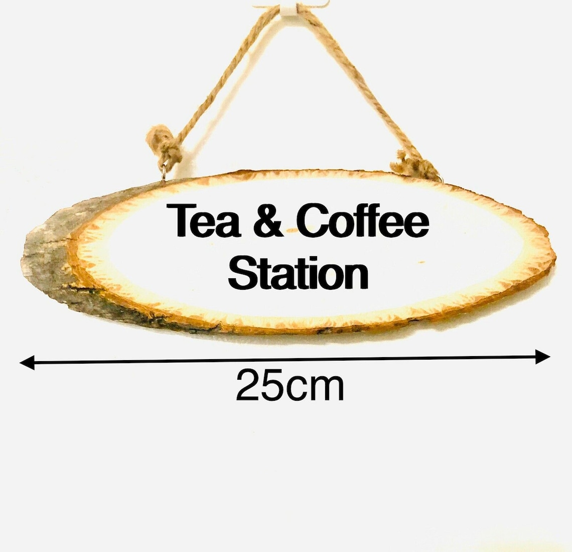 Tea And Coffee Station Wood Hanging Sign Plaque Kitchen | Etsy