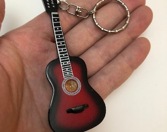 Guitar Key Chain | Etsy