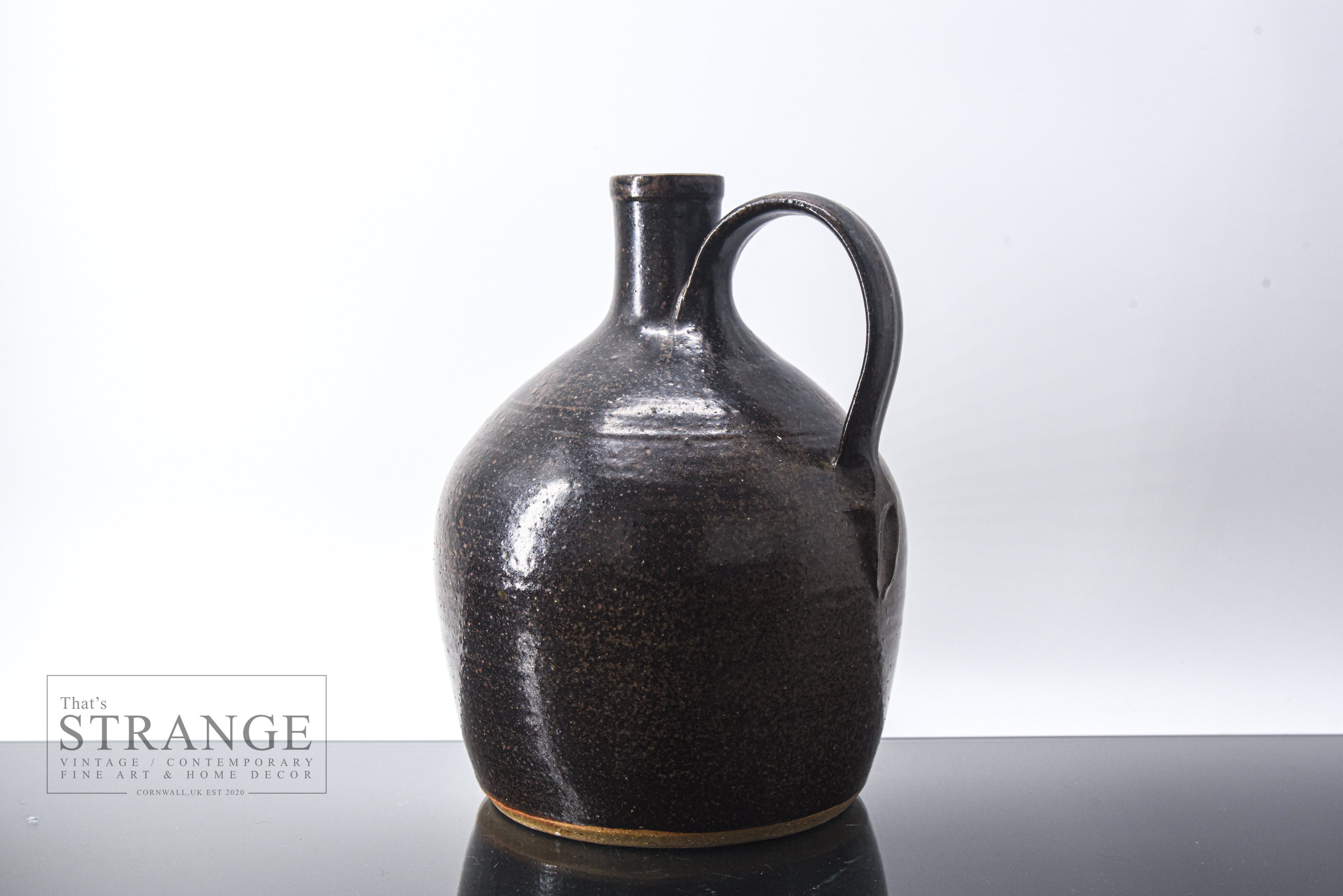 Richard Sanger Studio Pottery Jug Hand Thrown Grey Ceramic - Etsy