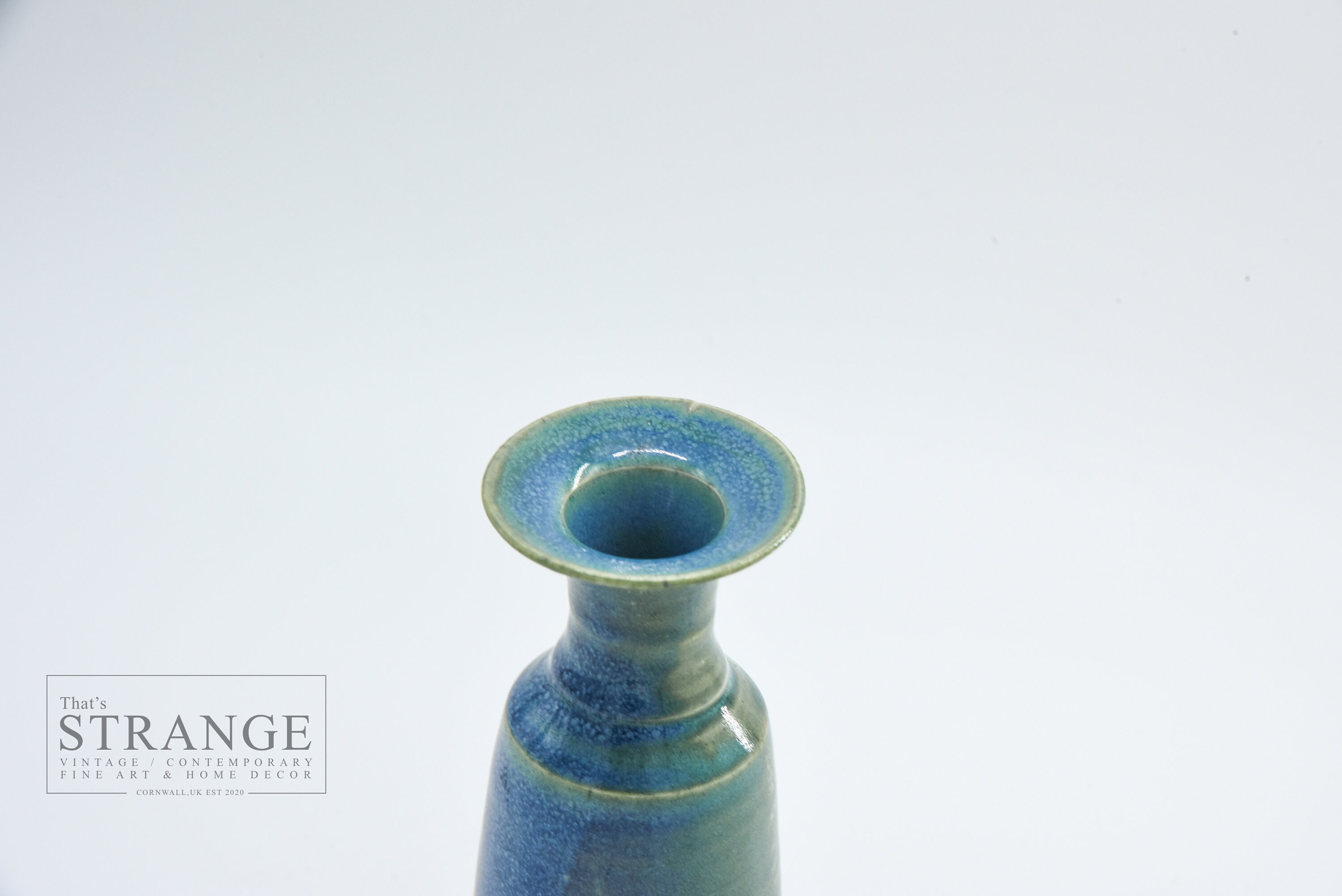 Hugh West & Karen Carlyon Studio Porcelain Vase, Hand Thrown Ceramic ...