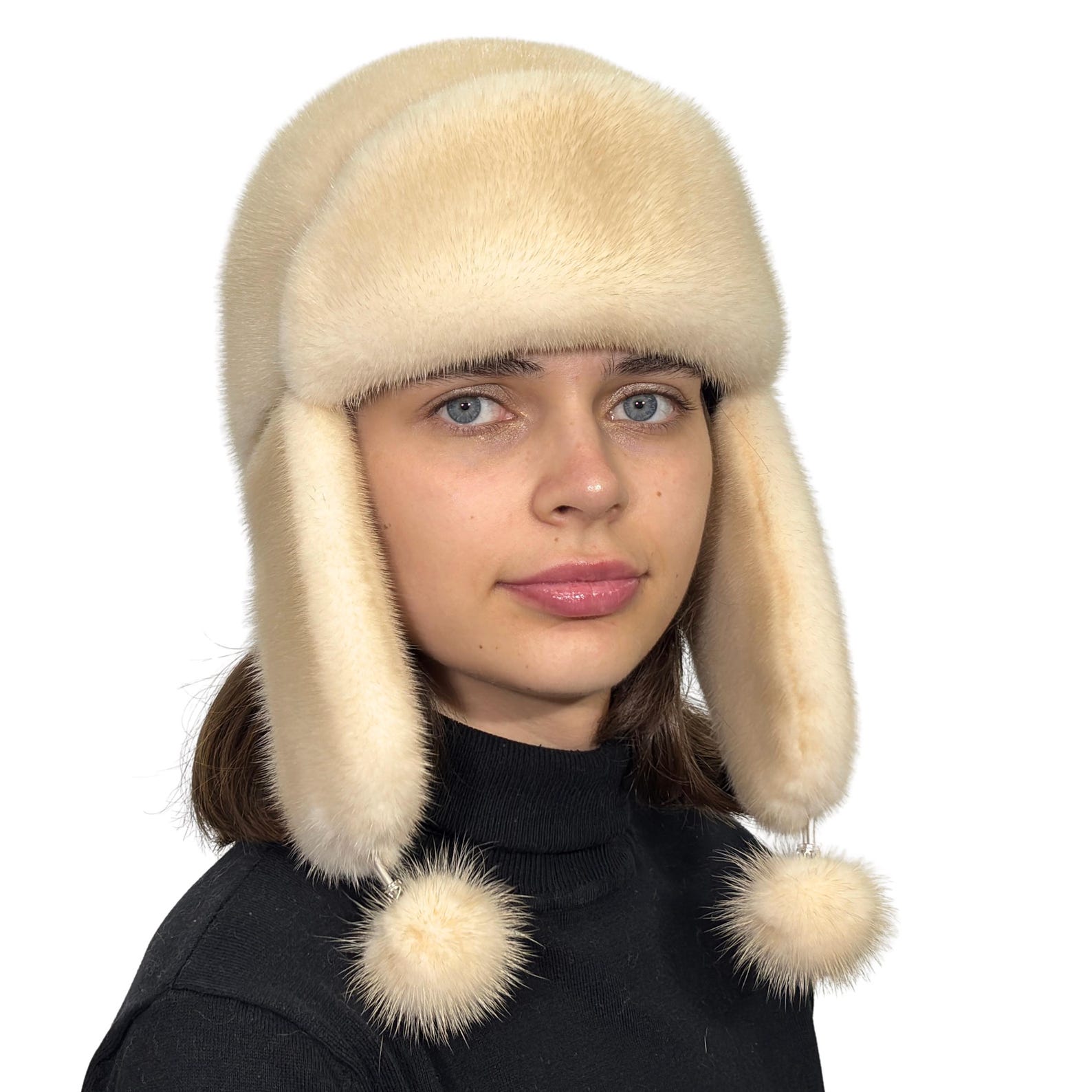 Women's Fur Hat - Mink Hat Style Ushanka - Etsy Canada