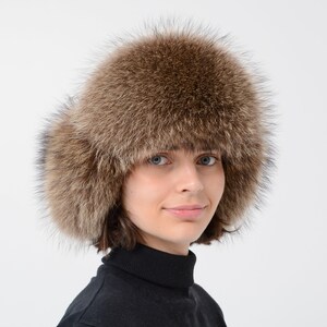 Ushanka Hat Russian Fur Hat Raccoon Hat Trapper Hat - Etsy