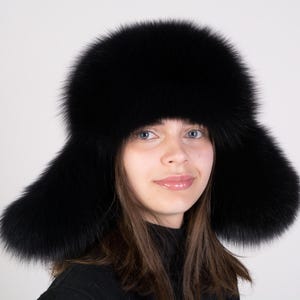 Seal Skin Fur Hat Etsy UK