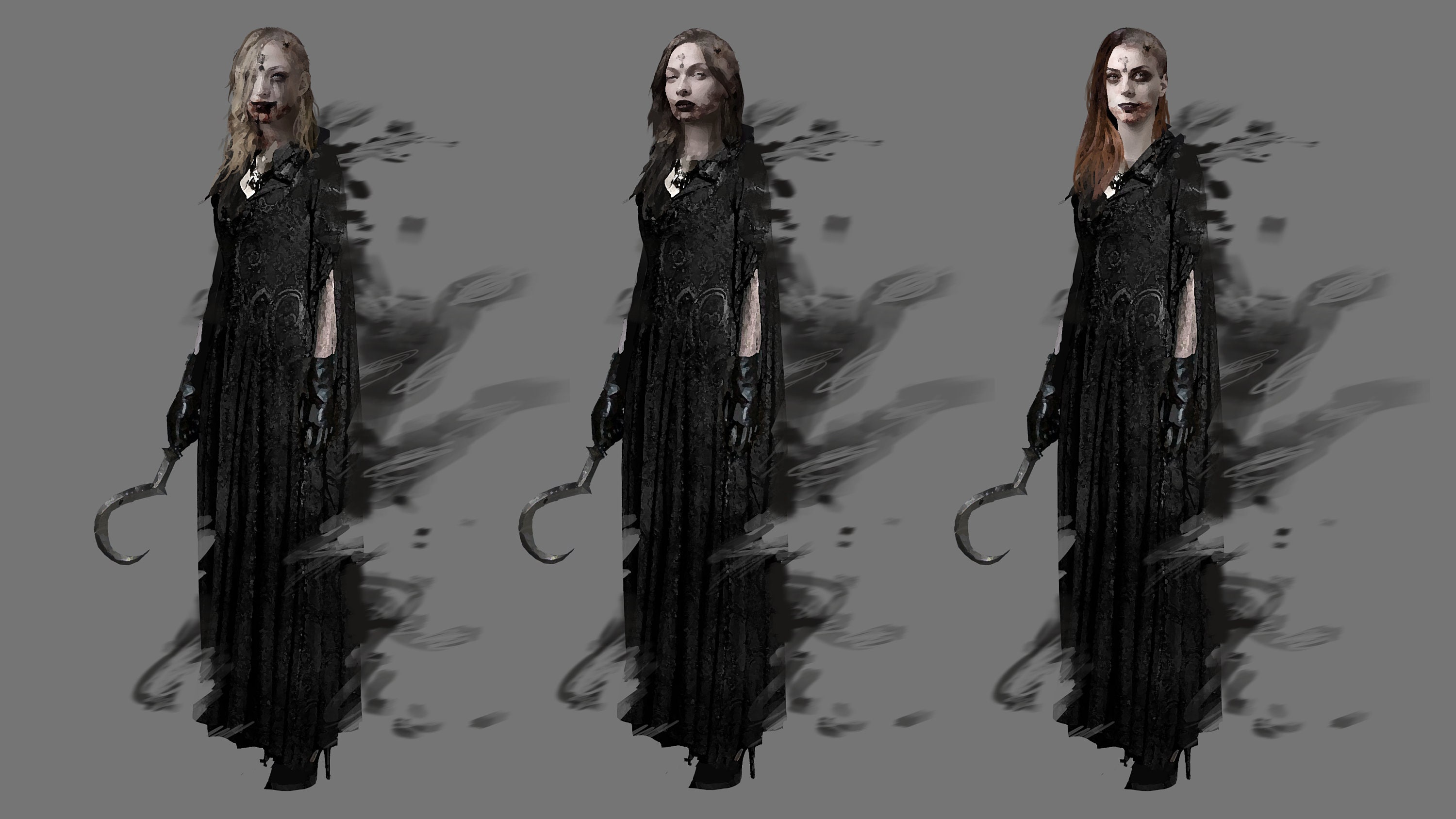 Resident Evil Village 3D model Dimitrescus daughter sickle | Etsy