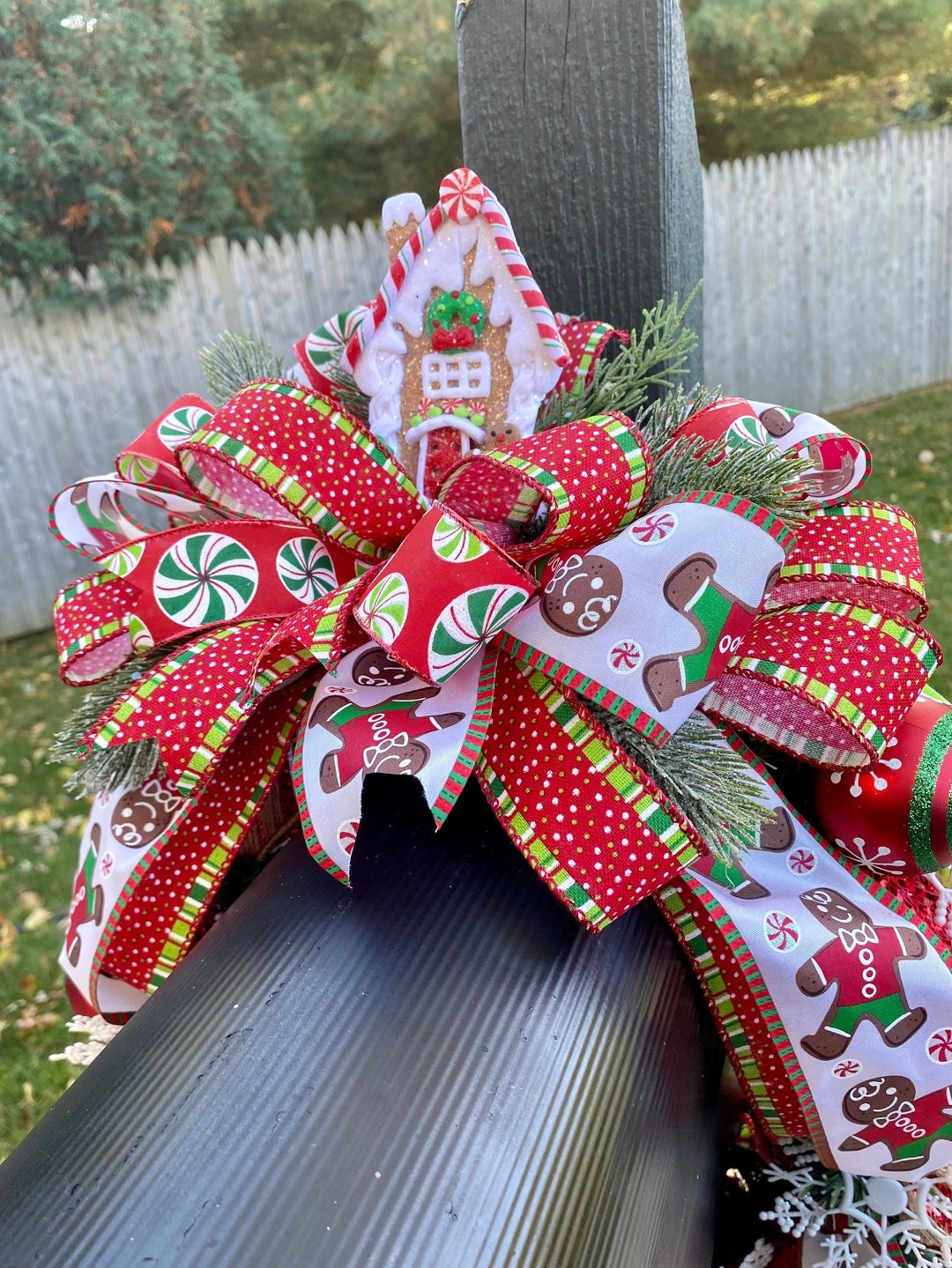 Mailbox Swag, Gingerbread House, Christmas Cookie, Ornaments ...