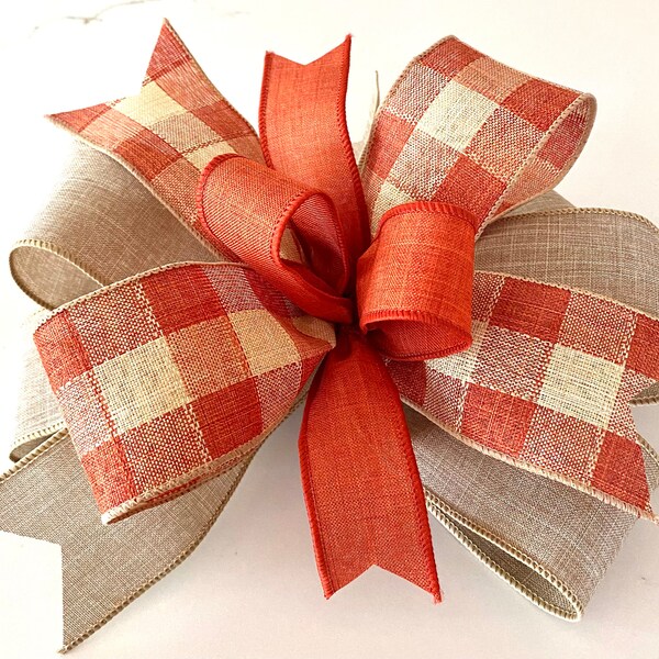 Fall Wreath Bow Etsy