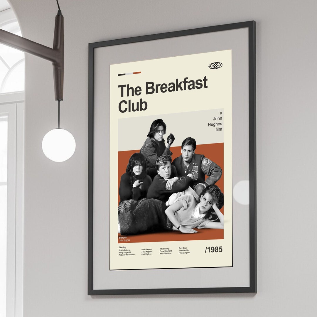 The Breakfast Club Poster Digital Download, Movie Poster Digital Print ...