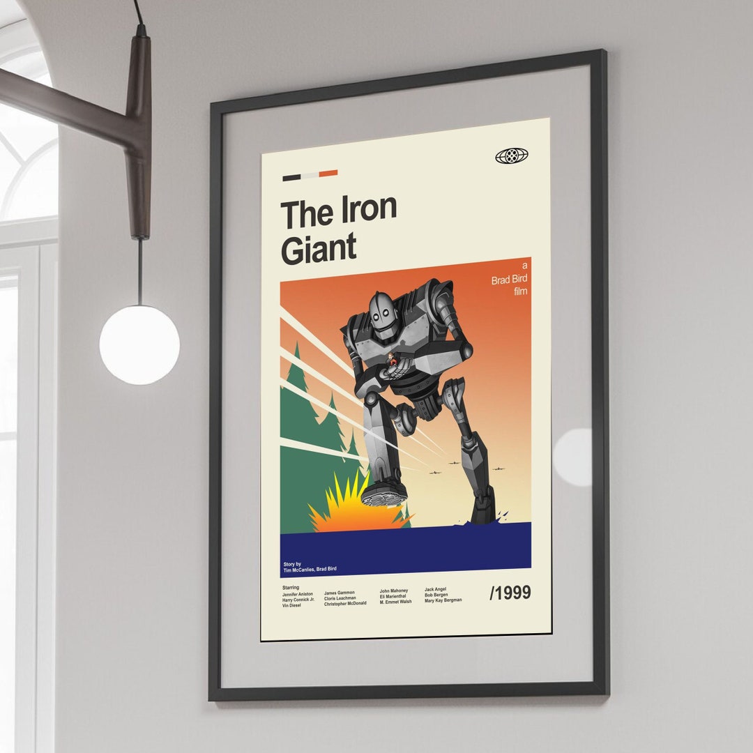 The Iron Giant Poster Digital Download, Movie Poster Digital Print, Mid ...