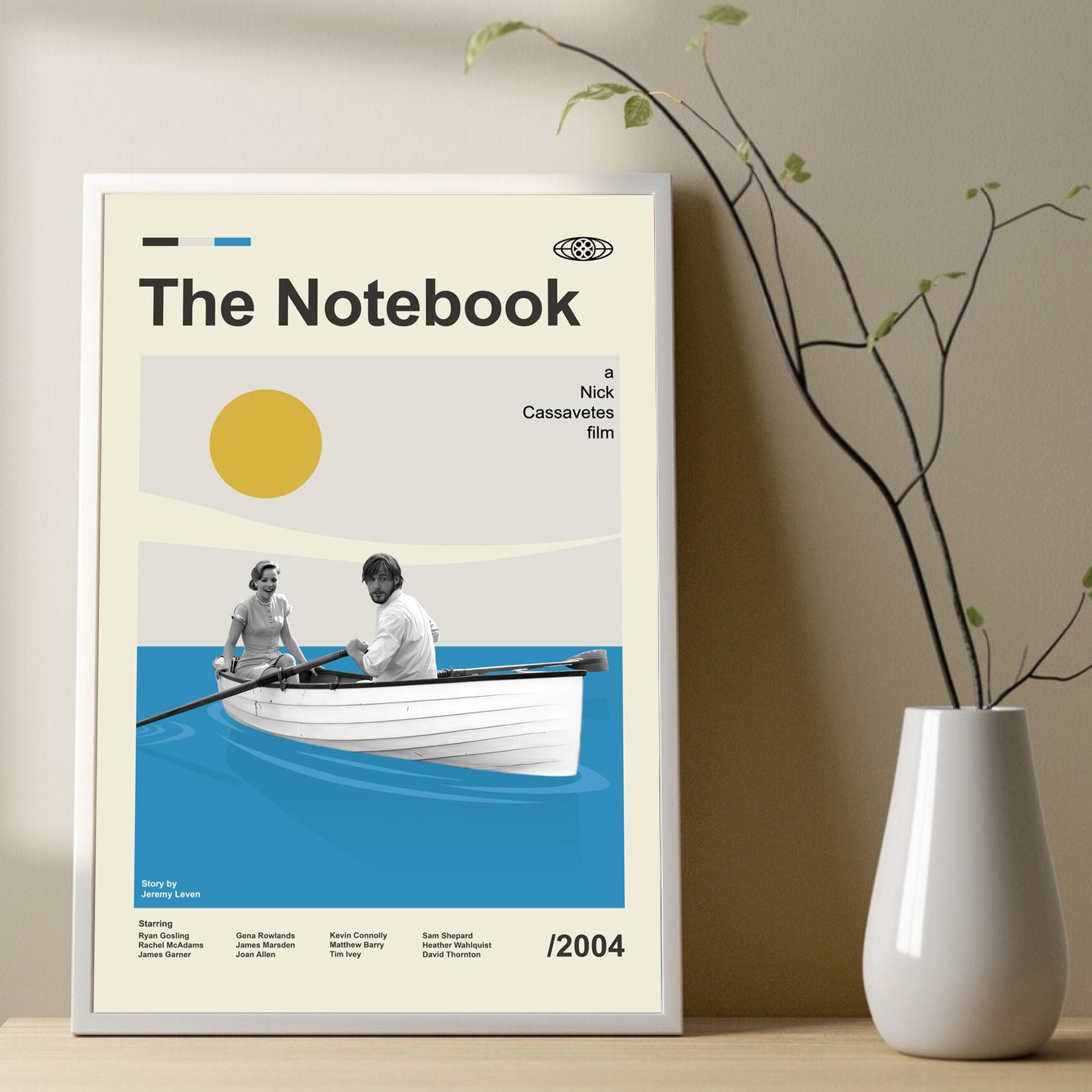 The Notebook Poster Digital Download, Movie Poster Digital Print, Mid ...