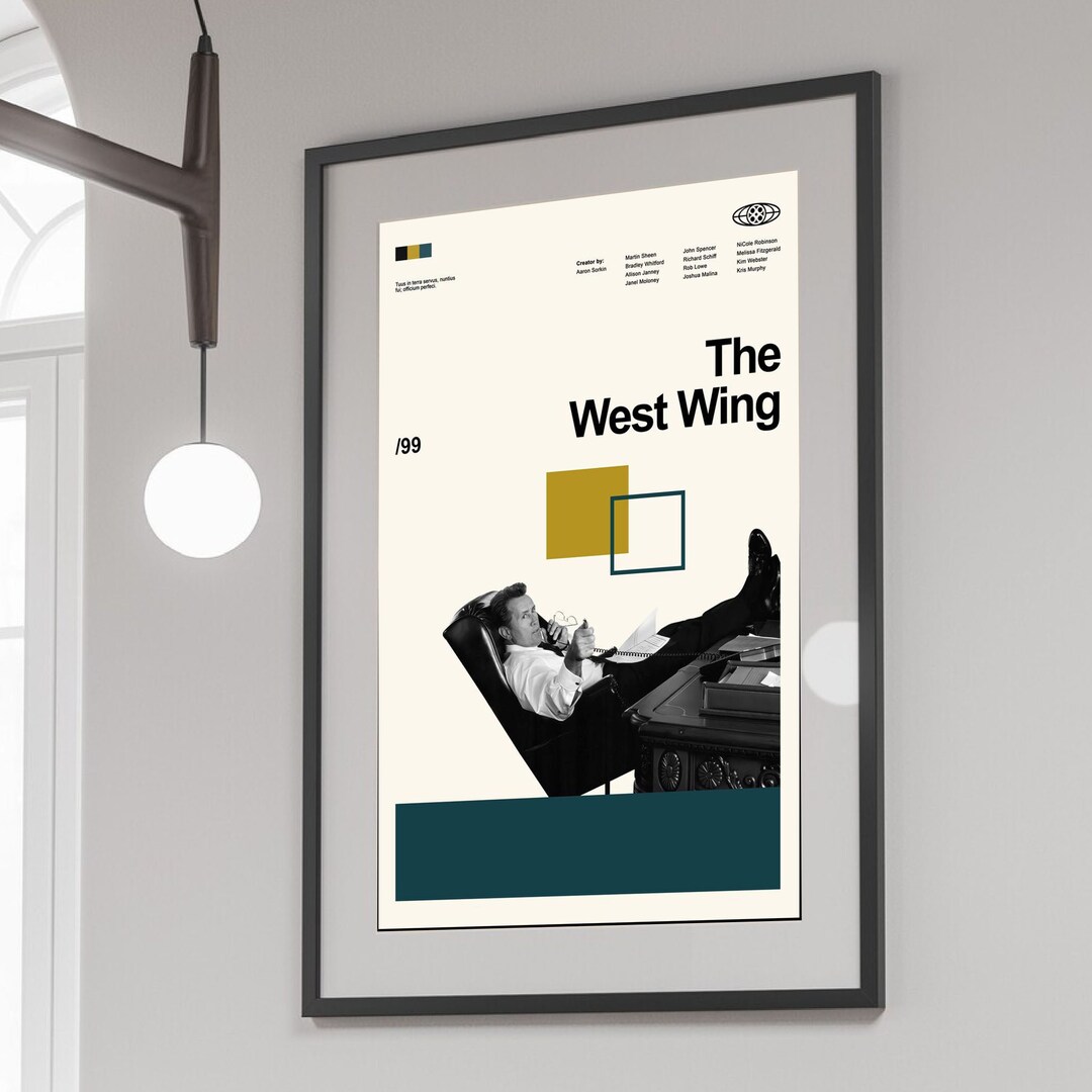 The West Wing Poster Digital Download, Movie Poster Digital Print, Mid ...