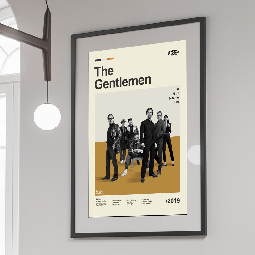 The Gentlemen Poster Digital Download, Movie Poster Digital Print, Mid ...