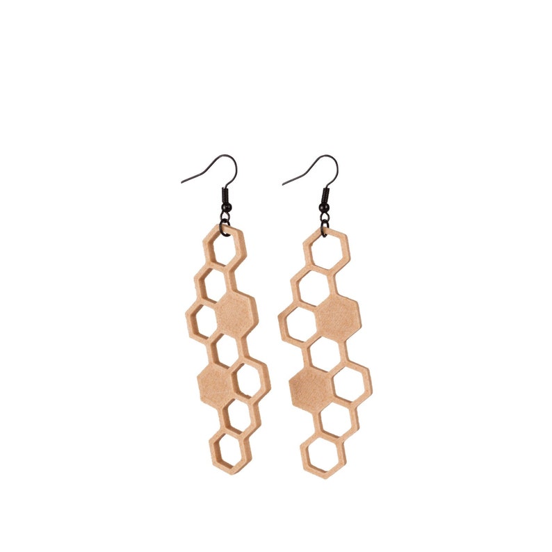 3D Printed Earrings 3D Print Earrings 3D Print Jewelry Geometric ...
