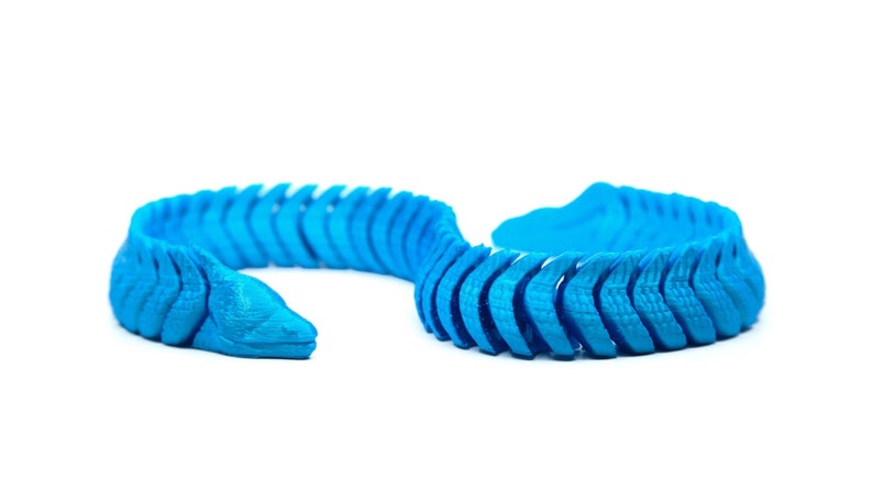 Eddie the Eel 3D Printed Articulated Toy Print A Brick - Etsy