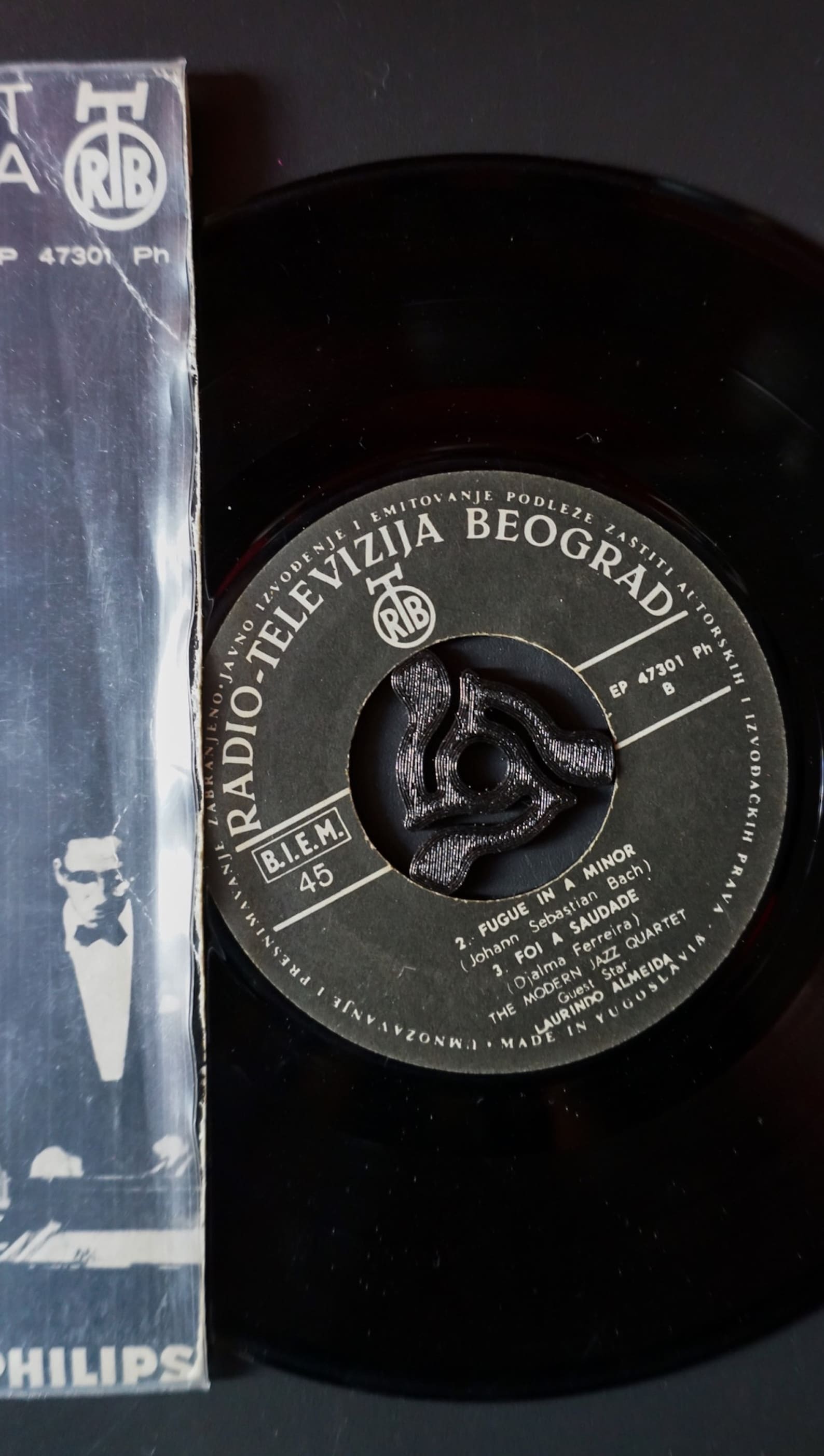 Retro 45 Rpm Record Insert | 7 Inch Vinyl Adapter | 3D Print Vinyl ...