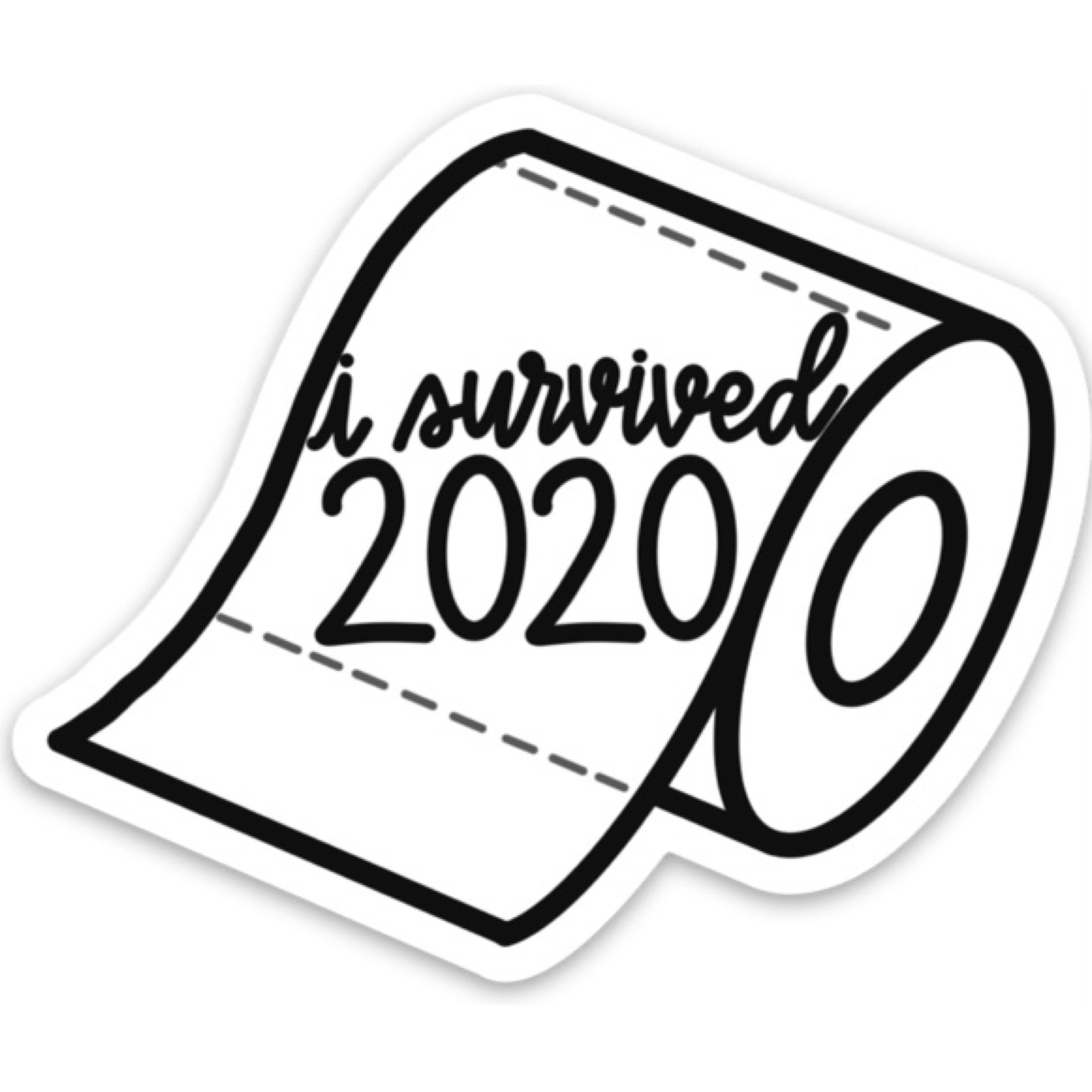 I Survived 2020 Vinyl Sticker | Etsy