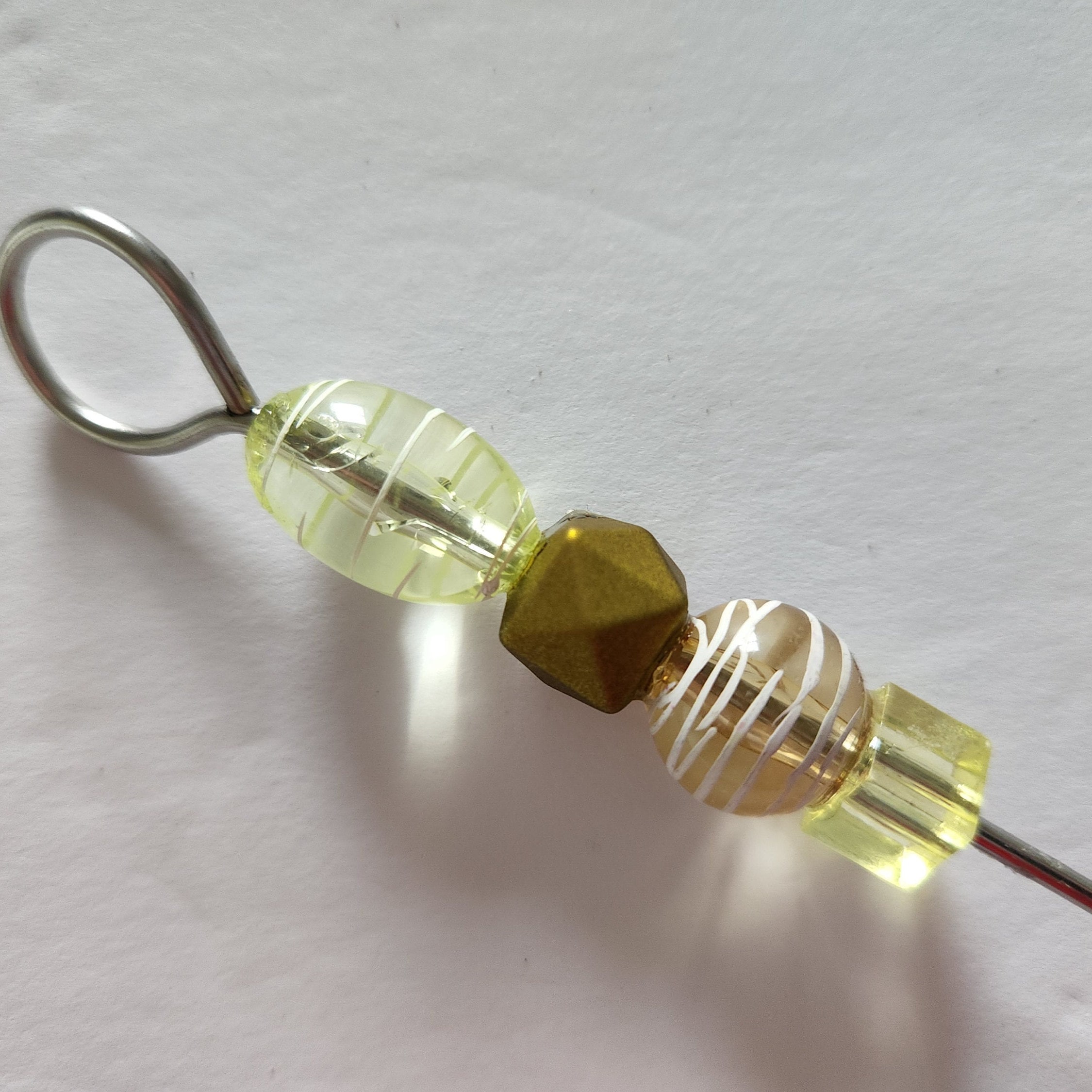 Beaded Sewing Stiletto - Beaded Quilting Stiletto - Laying Tool for ...