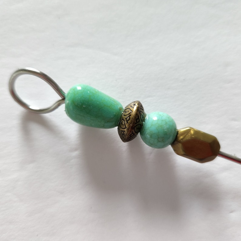 Beaded Sewing Stiletto - Beaded Quilting Stiletto - Laying Tool for ...