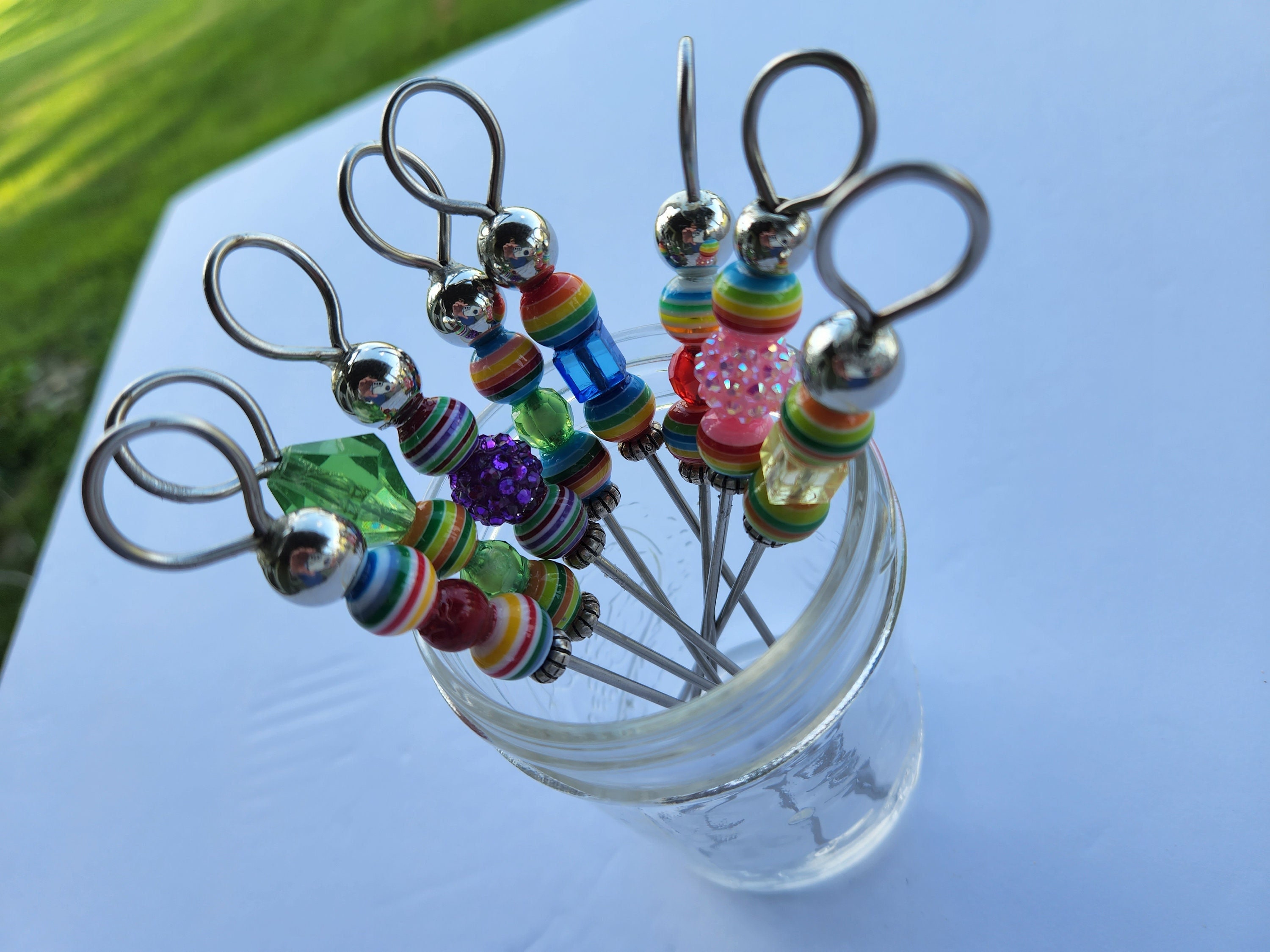 Beaded Sewing Stiletto - Beaded Quilting Stiletto - Laying Tool for ...