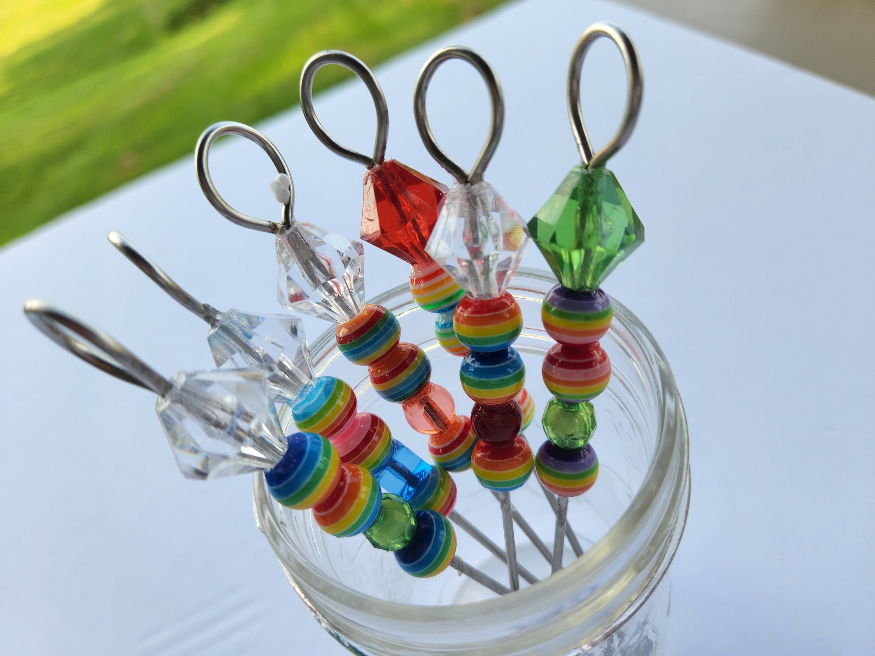 Beaded Sewing Stiletto - Beaded Quilting Stiletto - Laying Tool for ...