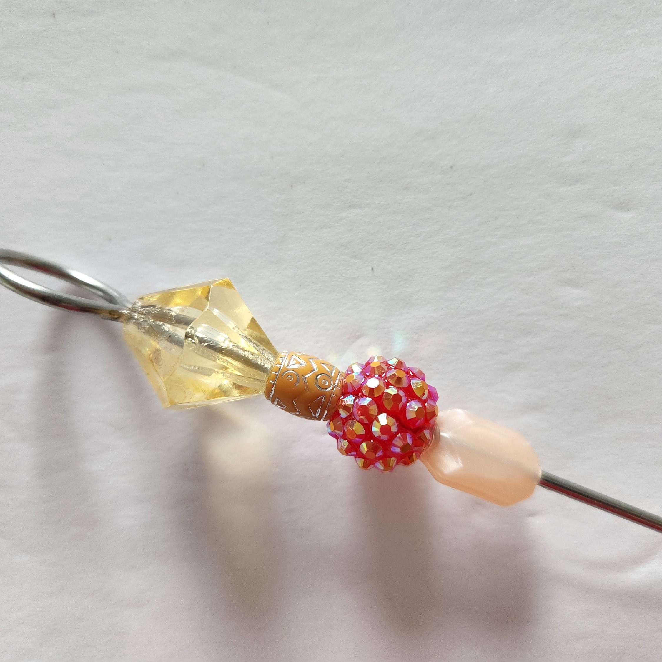 Beaded Sewing Stiletto - Beaded Quilting Stiletto - Laying Tool for ...